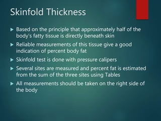 Body composition analysis | PPTX