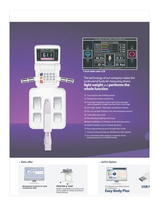 Body composition analyzer ioi 353 | PDF