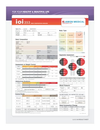 Body composition analyzer ioi 353 | PDF