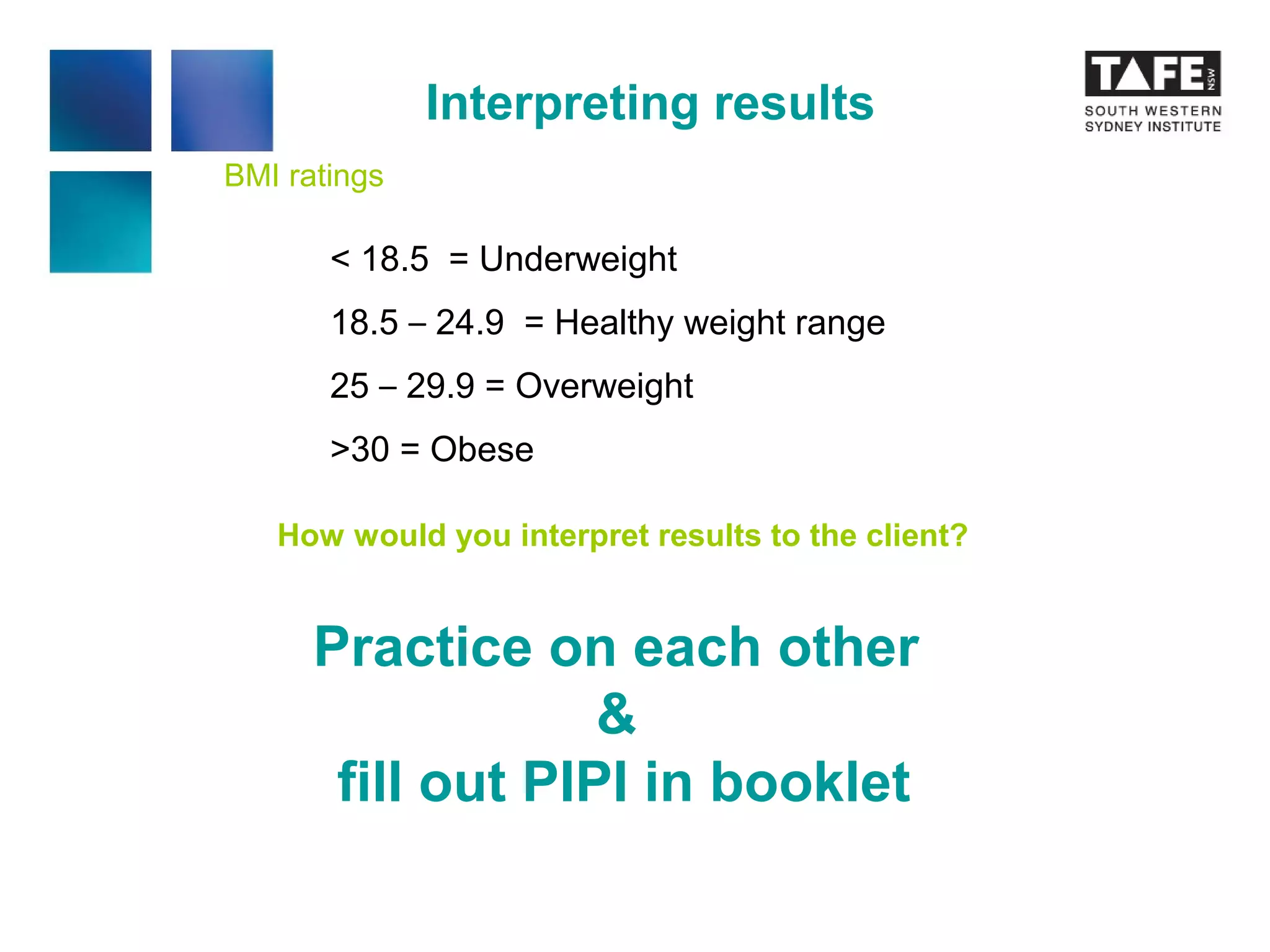 Body composition + body mass index | PPT