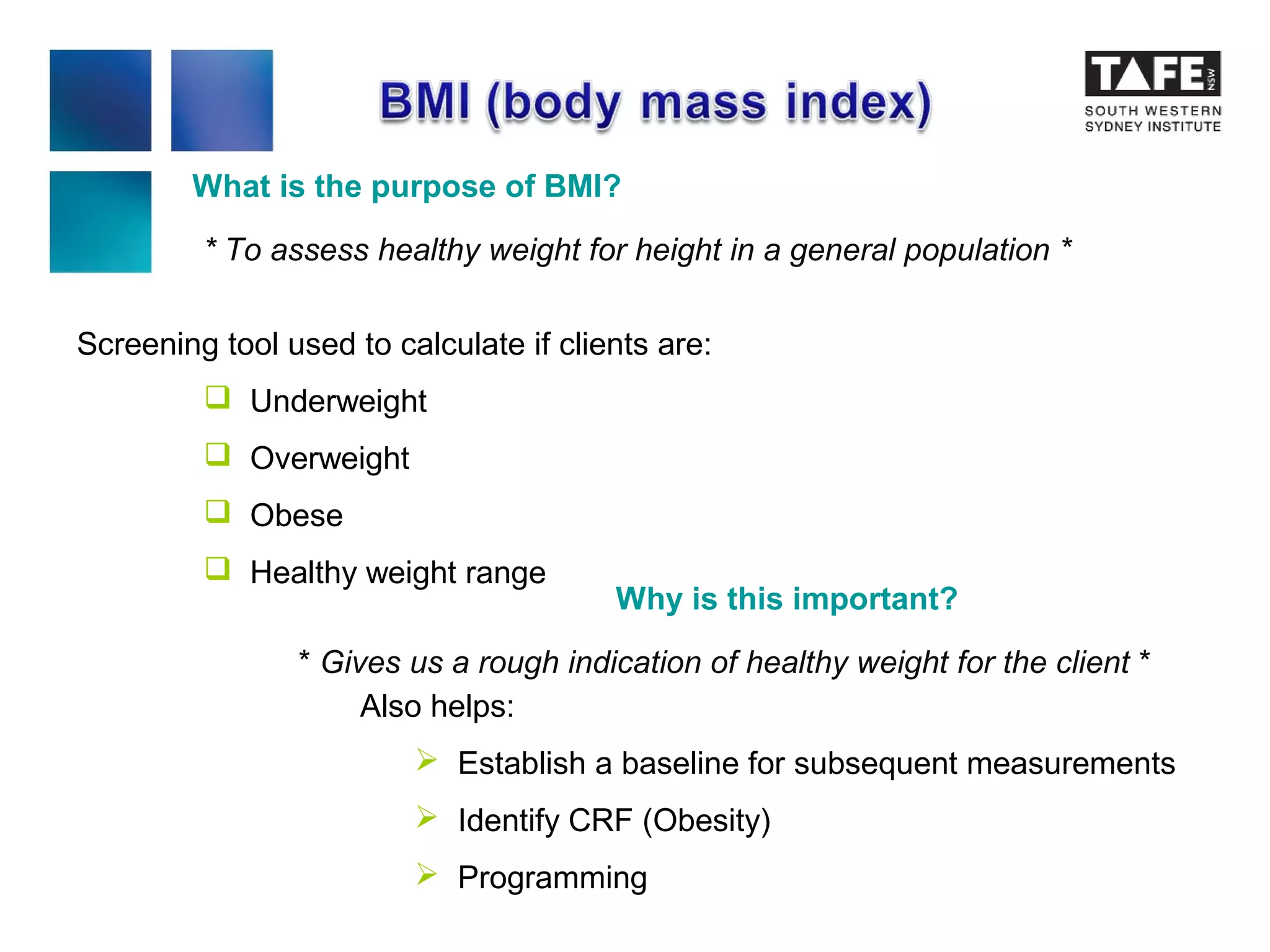 Body composition + body mass index | PPT