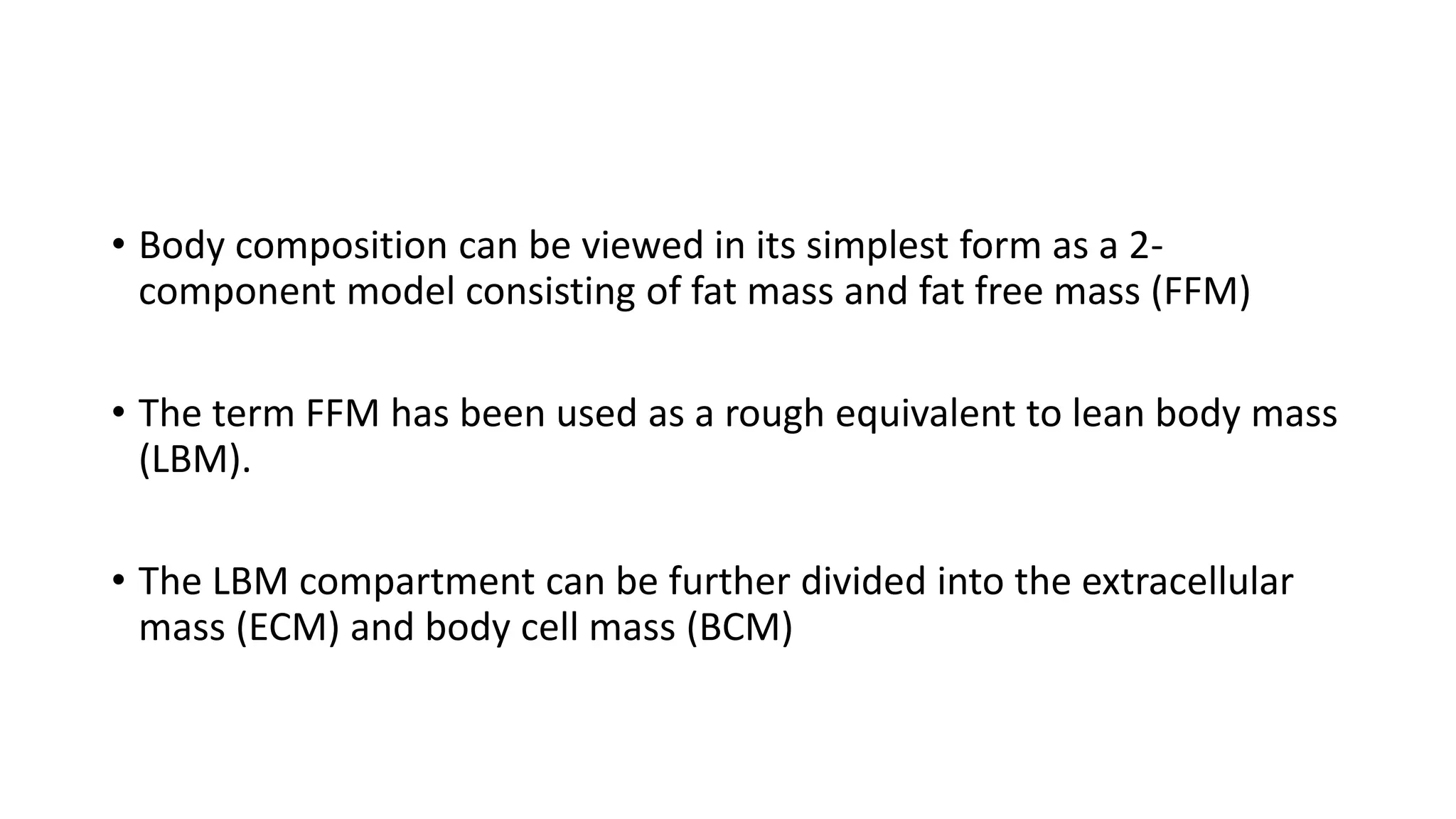 Body composition monitoring by bioimpedence spectroscopy | PPT