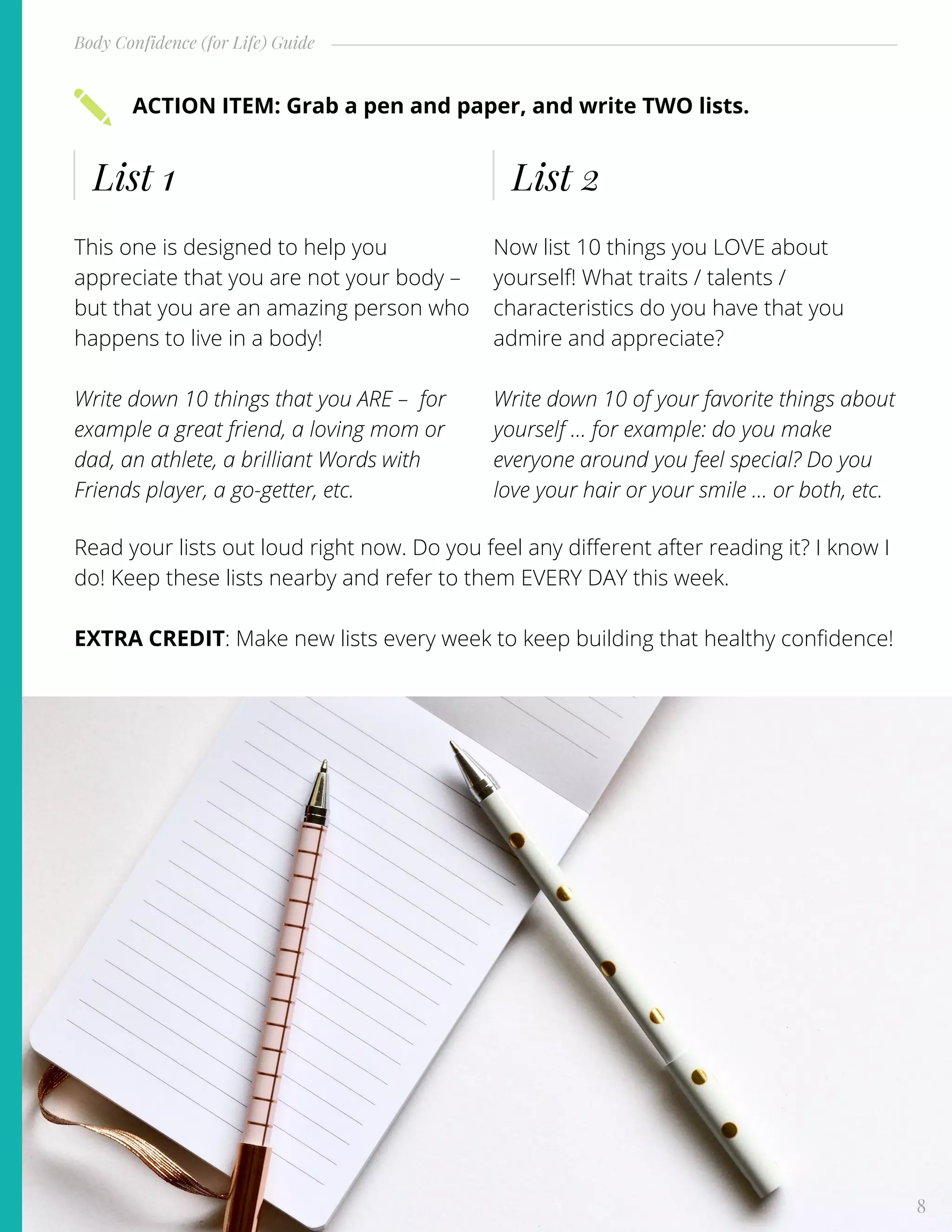 Body confidence for life guide | PDF