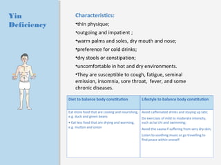 Body consitutions in TCM | PPT