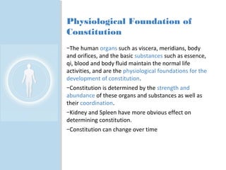 Body consitutions in TCM | PPT