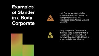 Body Corporates Beware: Defamation in Sectional Title Schemes | PDF | Law