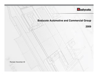 Bodycote Overview 1109 | PPT