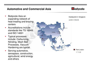 Bodycote Overview 1109 | PPT
