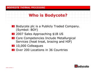 Bodycote Silao May.2009