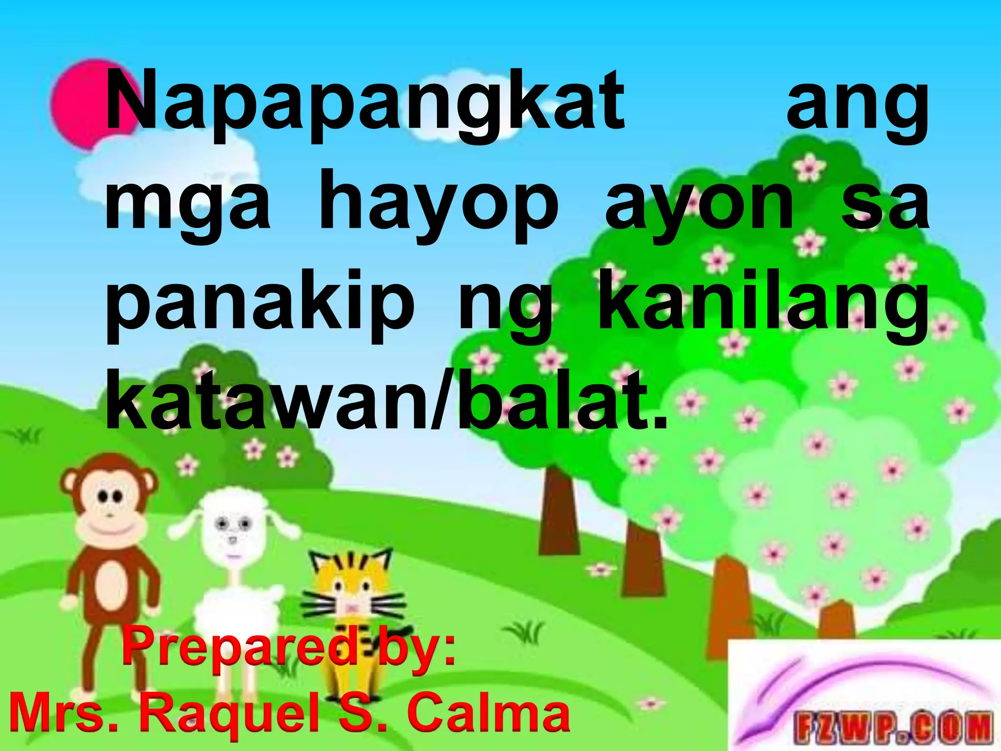 Body covering of animals | PPTX