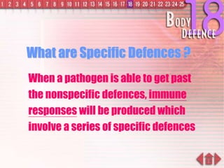 BODY DEFENCES: The Importance of having Body Defense System | PPT