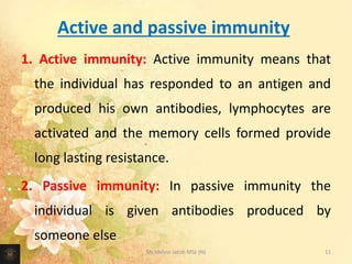 Body defense immunity & immunization | PPTX