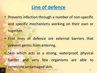 Body defense immunity & immunization | PPTX