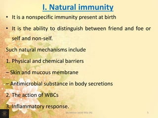 Body defense immunity & immunization | PPTX