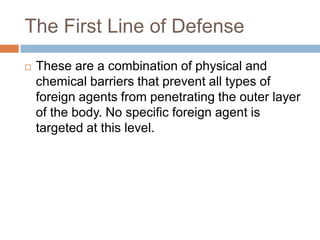 Body Defense Mechanism | PPTX