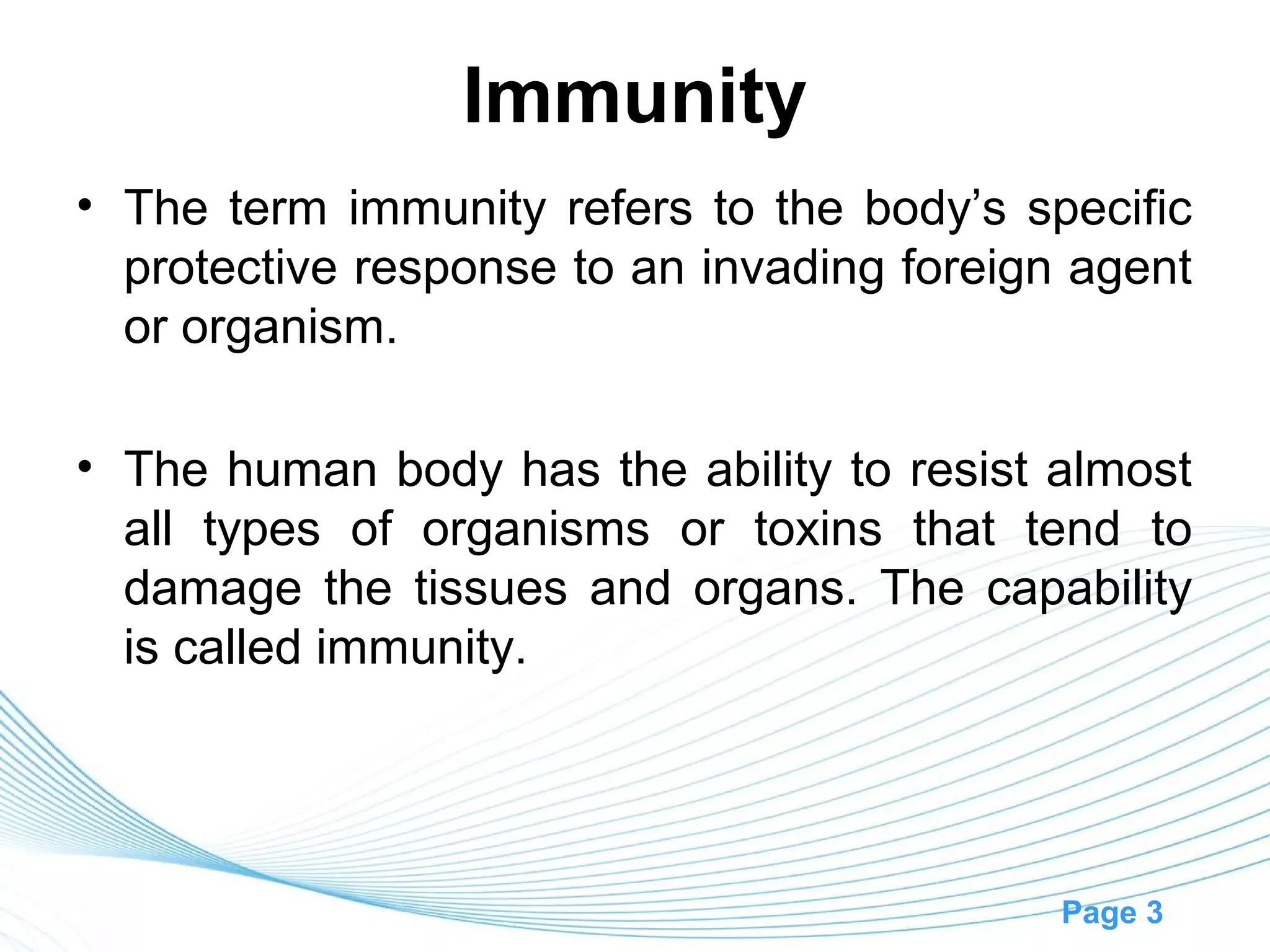 Body defense mechanism and immunity | PPT