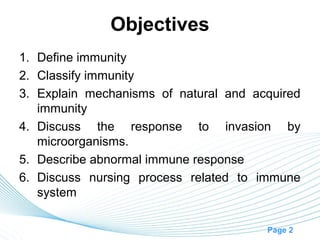 Body defense mechanism and immunity | PPT