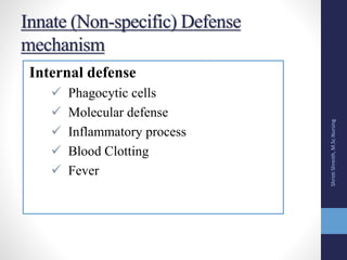 Body defense mechanism final | PPTX