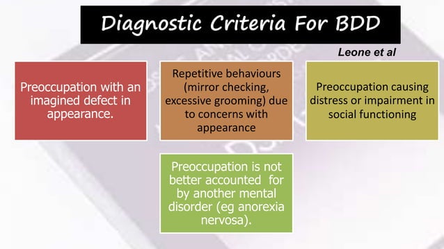 Body Dysmorphic Disorder (BDD) | PPTX