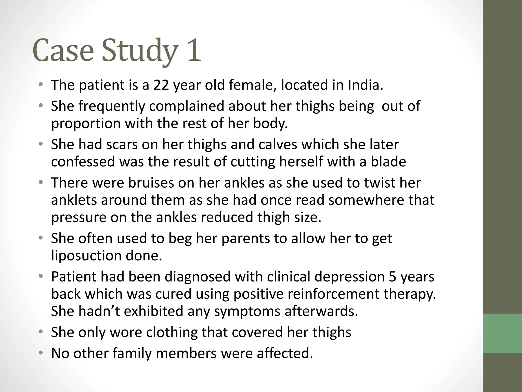 Body Dysmorphic Disorder | PPTX