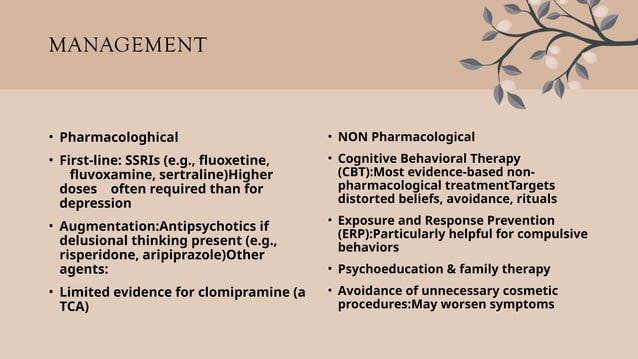 Body Dysmorphic Disorder (BDD).pptx Education | PPTX