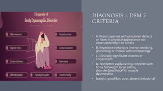 Body Dysmorphic Disorder (BDD).pptx Education | PPTX