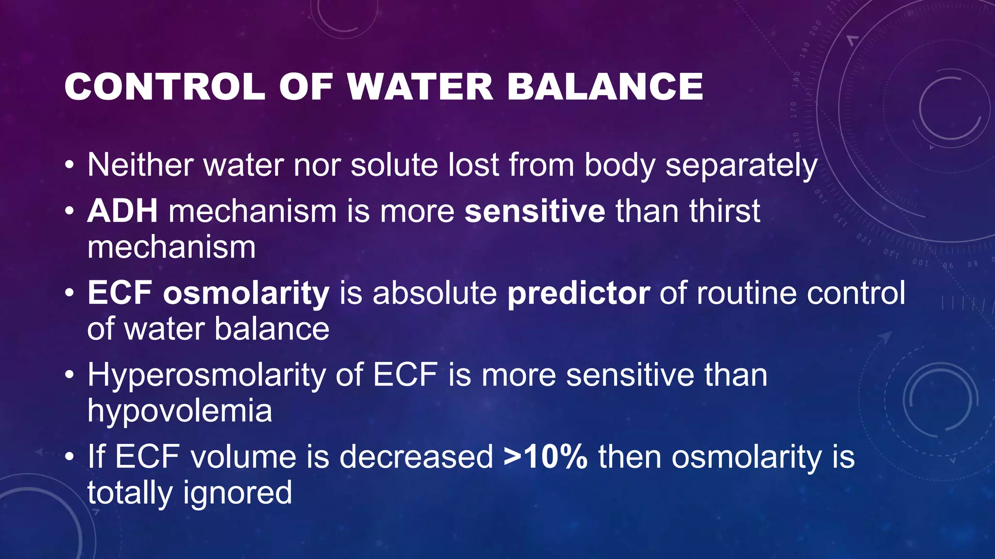 Body fluid homeostasis | PPTX