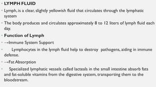 Body fluid and their functions in the body | PDF