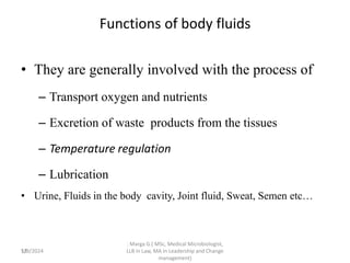Body Fluid Analysis 2021-1.pfhjfvhbdfjkkvbvptx | PPT