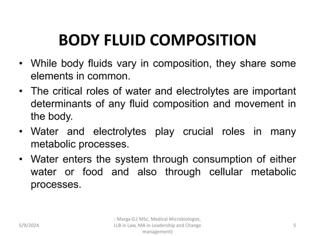 Body Fluid Analysis 2021-1.pfhjfvhbdfjkkvbvptx | PPT