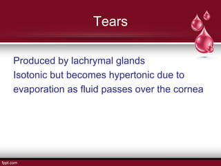 Body fluid and acid base balance | PPT