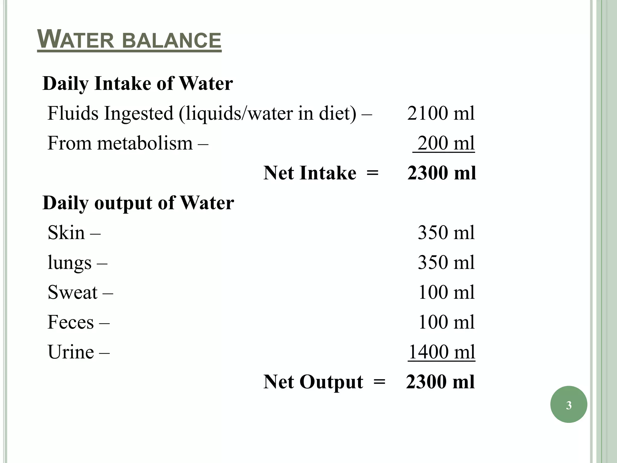 Body fluid, compartments and edema | PPTX