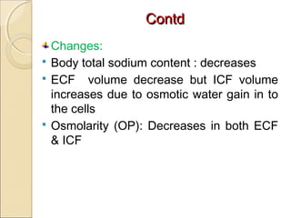 Body fluid compartments, daily water intake and | PPT