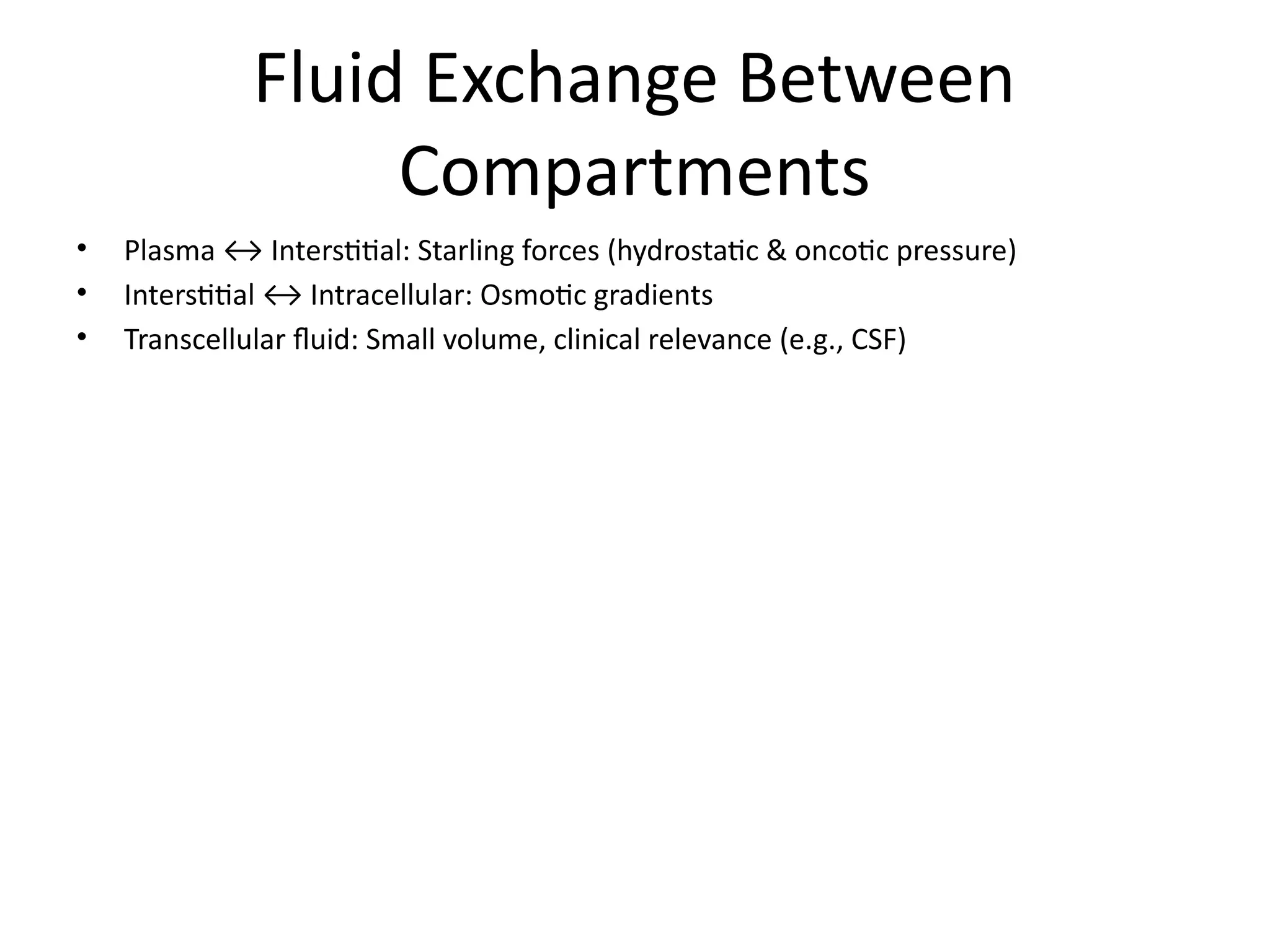 Body Fluid Compartments Presentation Pptx