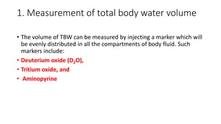 Body fluid & composition | PPTX | Chemistry | Science