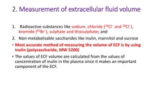 Body fluid & composition | PPTX | Chemistry | Science