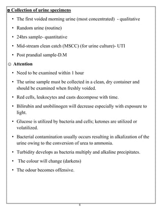Body fluid ( the Urine ) Urinalysis | PDF