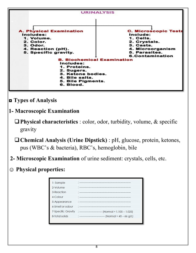 Body fluid ( the Urine ) Urinalysis | PDF | Blood Disorders | Diseases ...