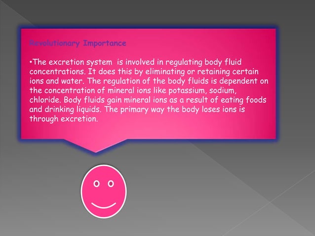 BODY FLUID REGULATION AND EXCRETION | PPTX