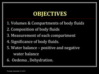fluid in body | PDF