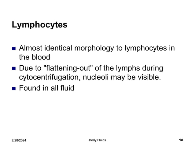 Body Fluids.ppt for healthy students ppt | PPT | Brain and Nervous ...