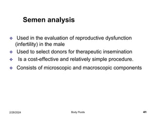 Body Fluids.ppt for healthy students ppt | PPT