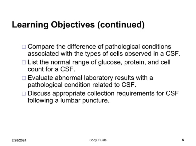 Body Fluids.ppt for healthy students ppt | PPT | Brain and Nervous ...