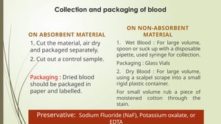 Body Fluids for forensic science analysis.pptx
