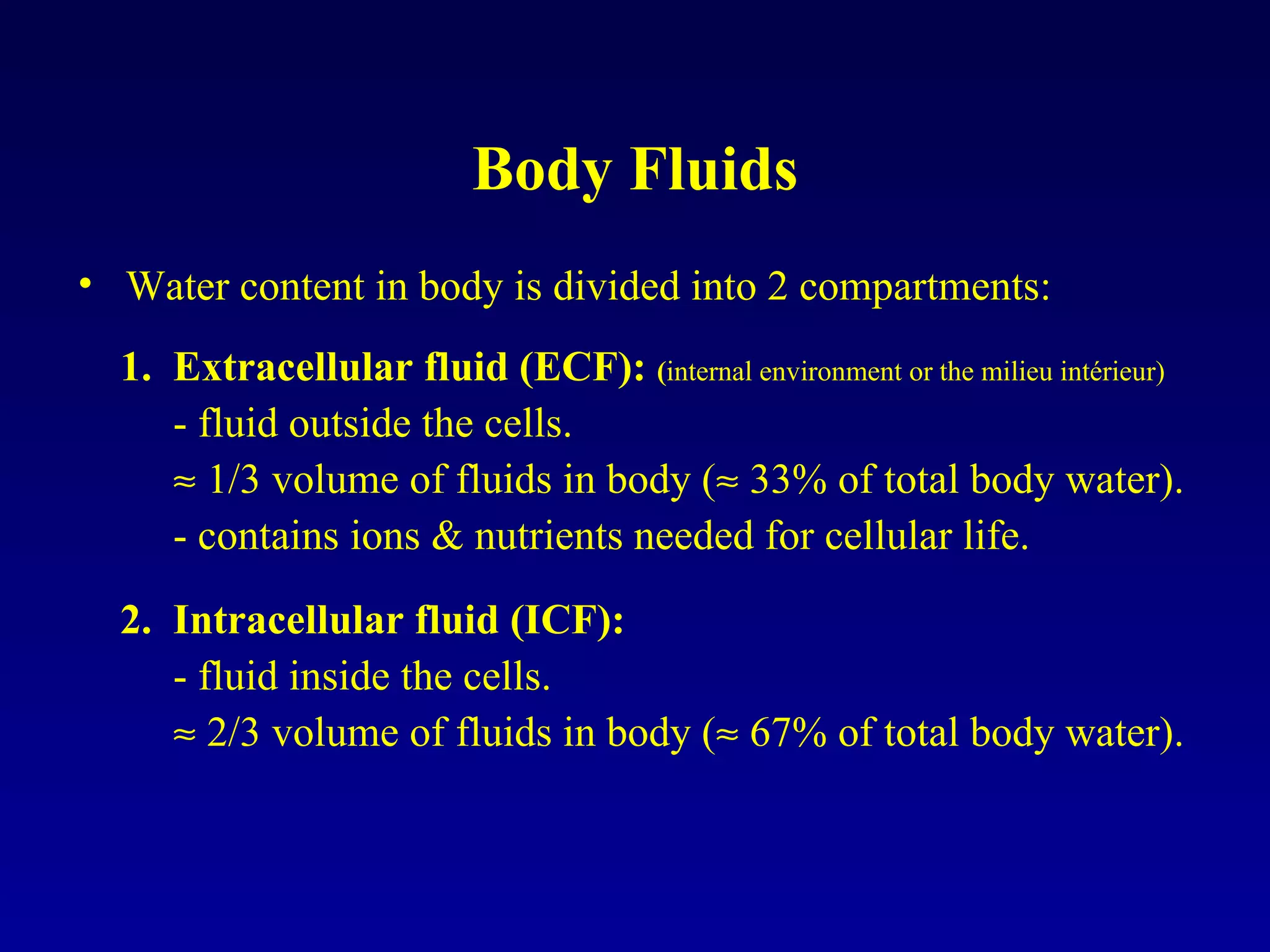 Body fluids new | PPT