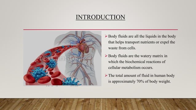 Body fluids it's definitions and categories | PPT