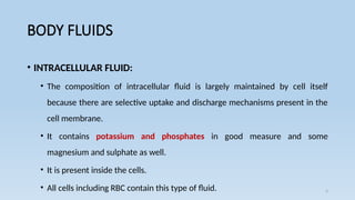 BODY FLUIDS, BLOOD, DISORDERS OF BLOOD.pptx