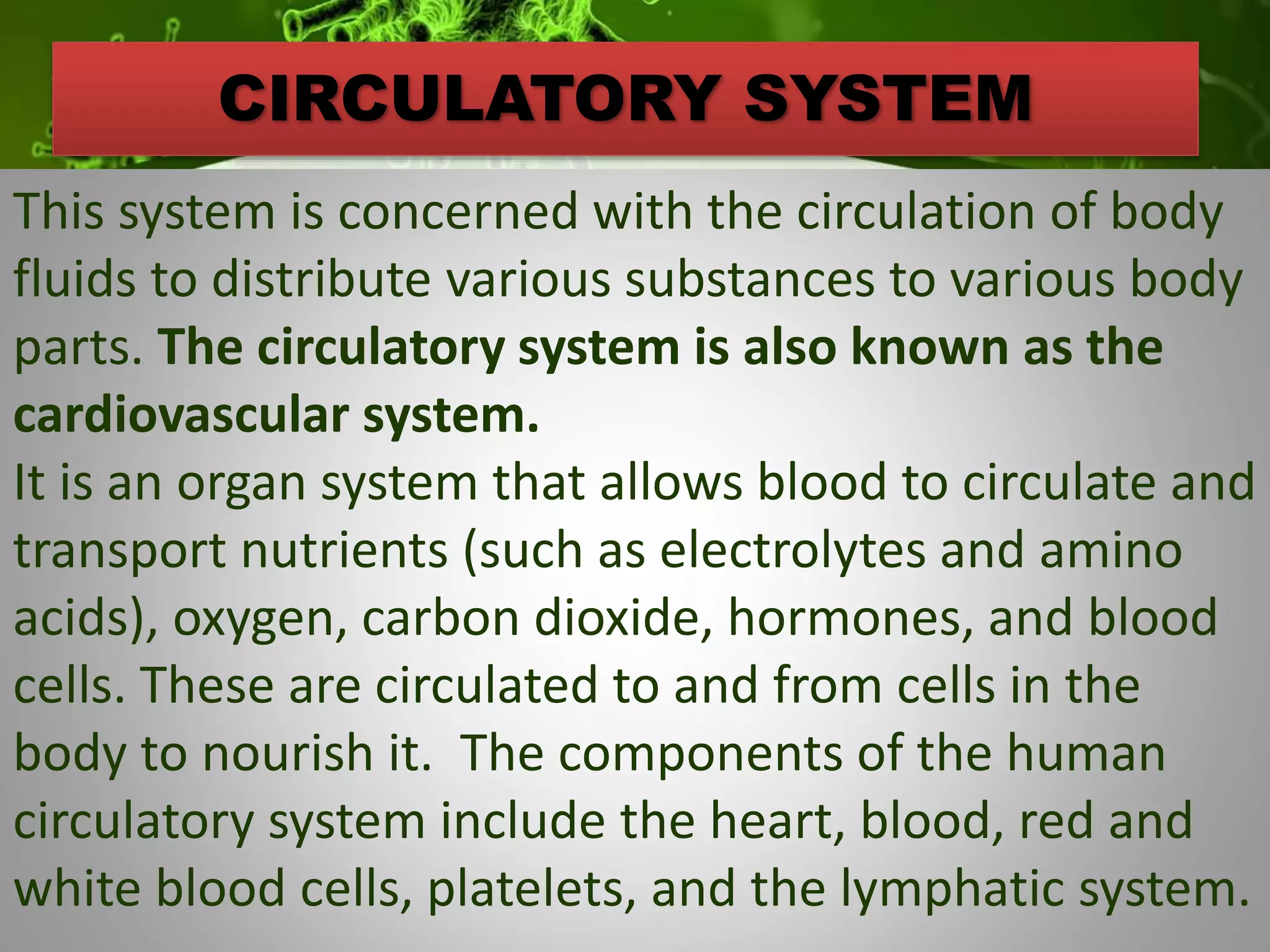 CLASS 11 TH Body fluids and circulation | PPTX