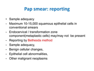 Body fluids, cervical pap | PPTX