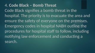 Body fluids, chemical spillage and emergency codes.pptx